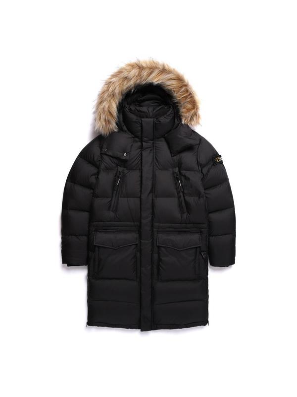 Unisex NATIONAL GEOGRAPHIC Goose Down Long Padding Jumper - Carbon ...