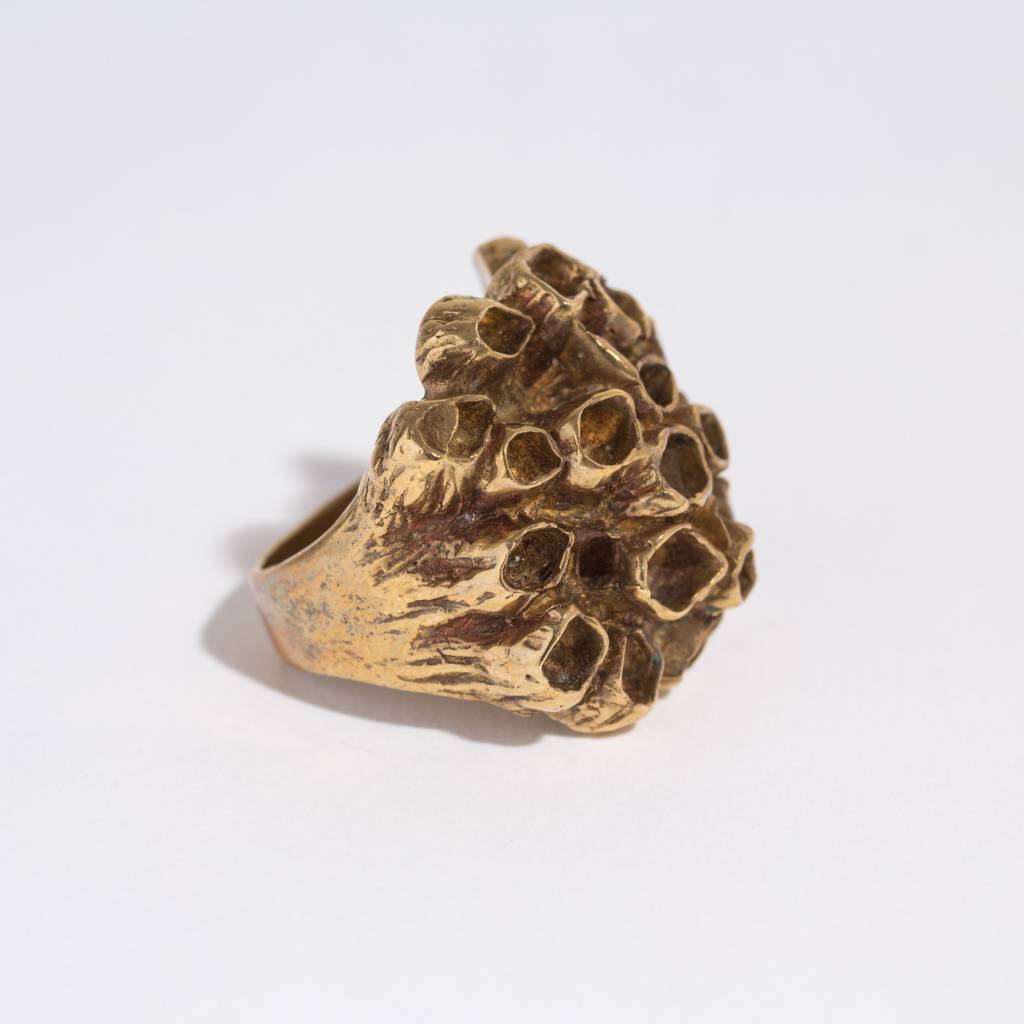 Saint Claude Barnacle Ring - Brass | Garmentory