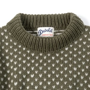 Devold Nordsjø Crew Neck Sweater - Olive | Garmentory