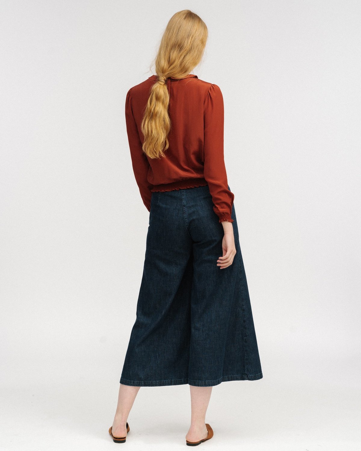 Gat Rimon silk blouse - rust | Garmentory