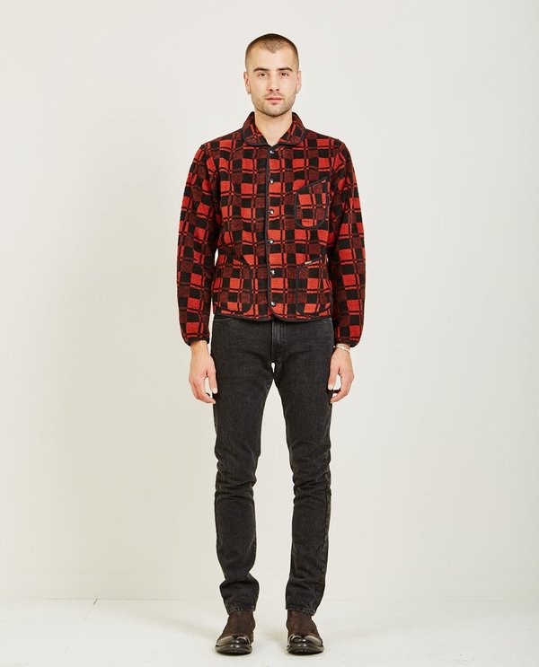 RRL FINLEY JACKET - RED/BLACK MULTI | Garmentory