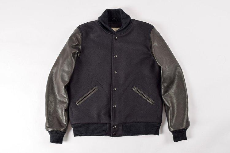 Dehen 1920 Varsity Jacket - Black | Garmentory