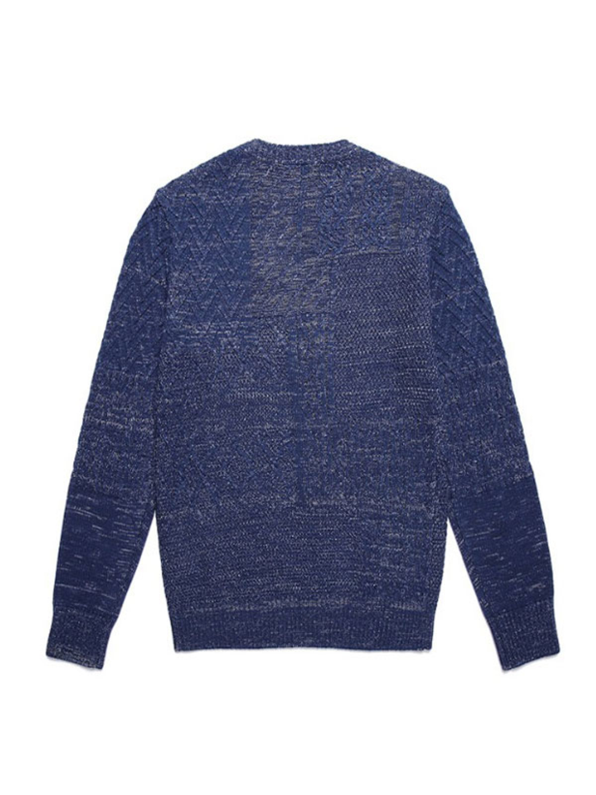 NAU Brick Sweater #1 - Blue/Dark Gray | Garmentory