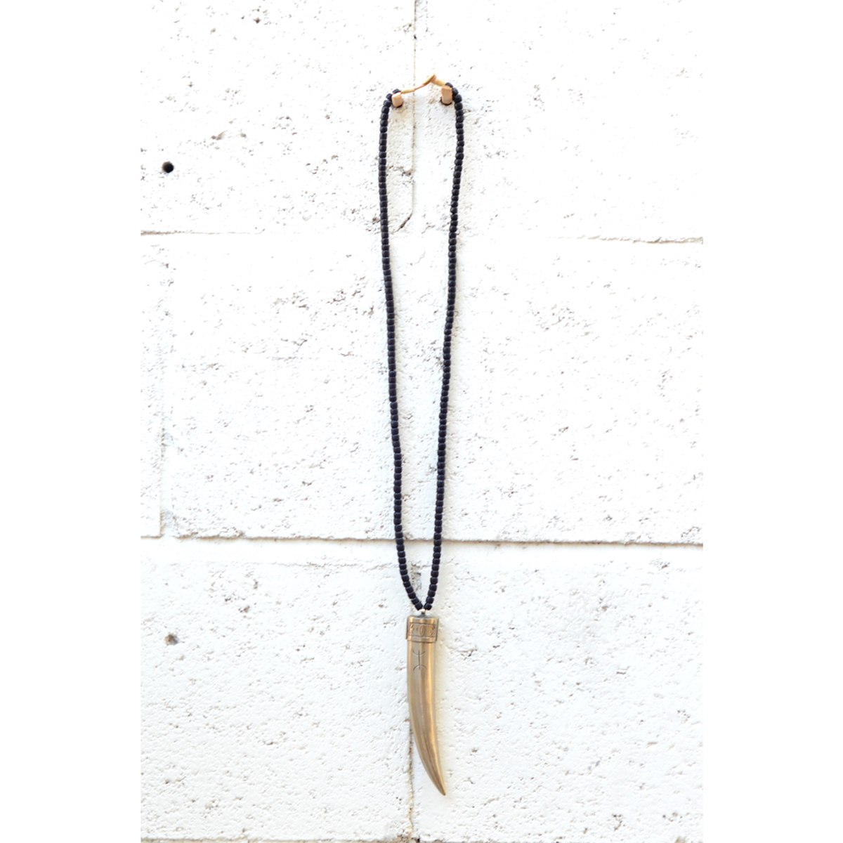 Vintage Tuareg Tusk and Turkana Bead Necklace | Garmentory