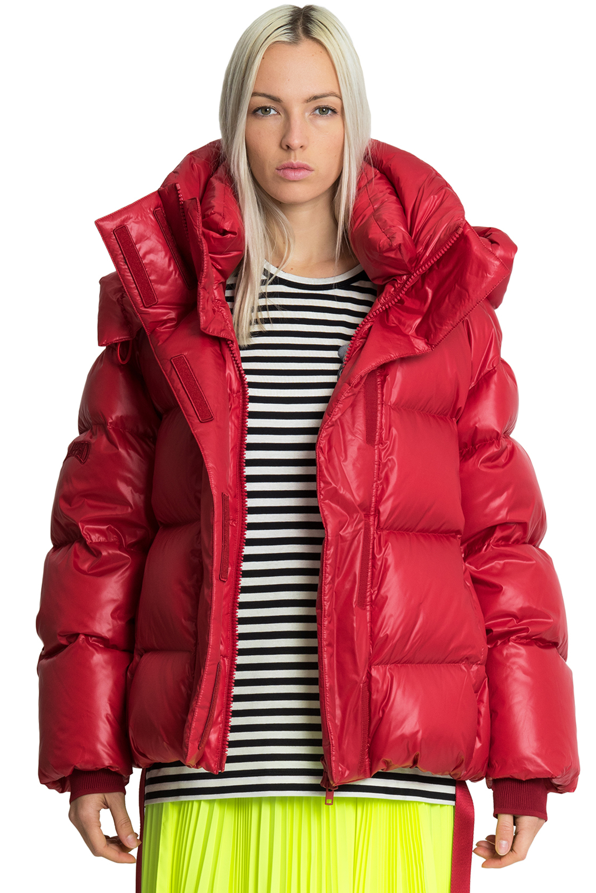 Juun. J Short Padded Jacket - Red | Garmentory
