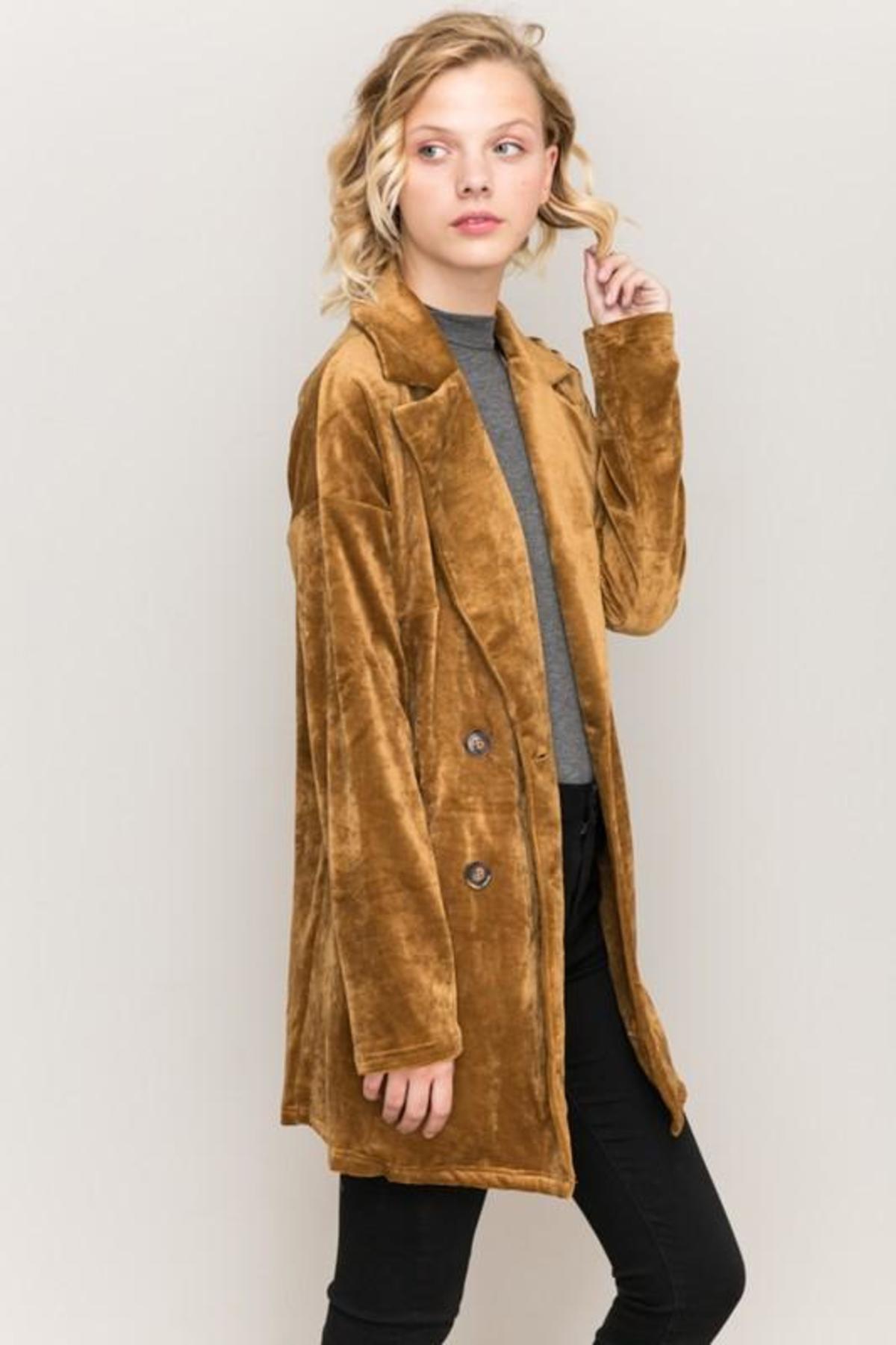 Hem & Thread Greenwich Velour Corduroy Jacket - Camel | Garmentory