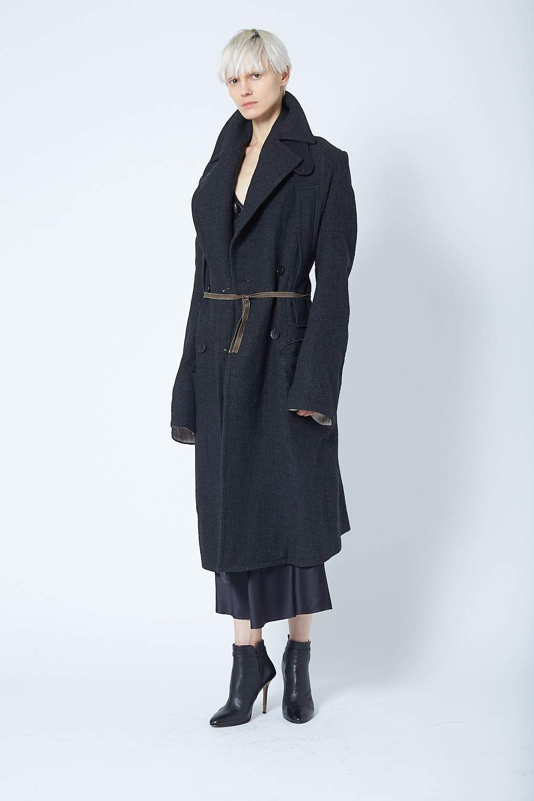 Ann Demeulemeester Norse Rope Coat | Garmentory