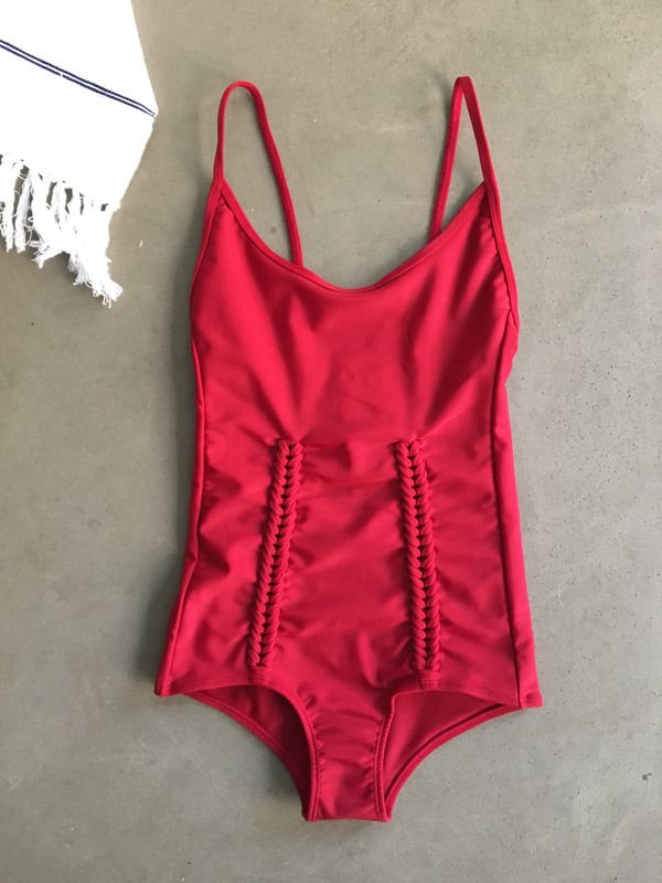 A Détacher ERIN ONE PIECE SWIMSUIT - BORDEAUX | Garmentory