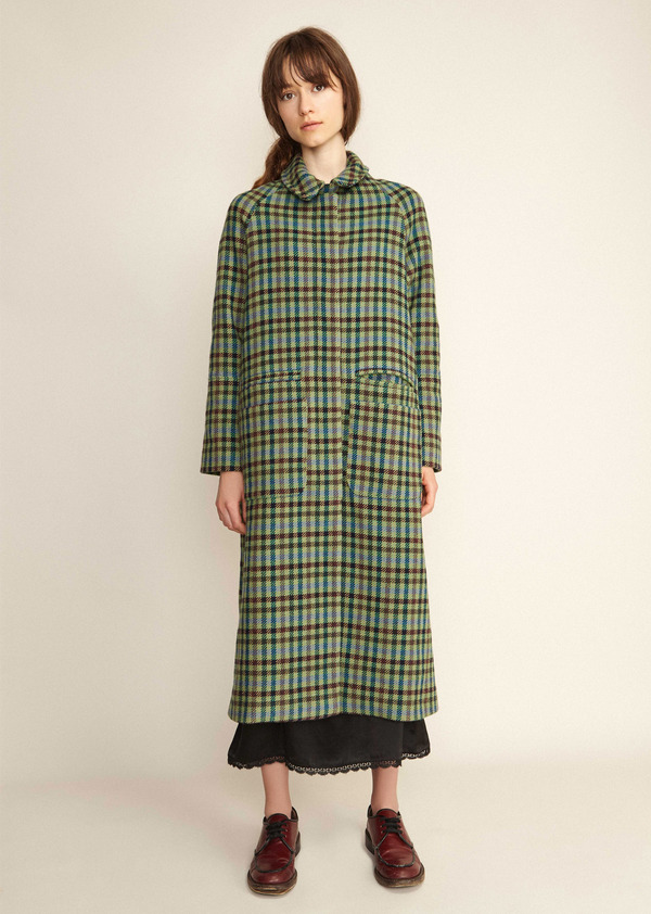 Caramel Tuff Coat - Peppermint Check | Garmentory