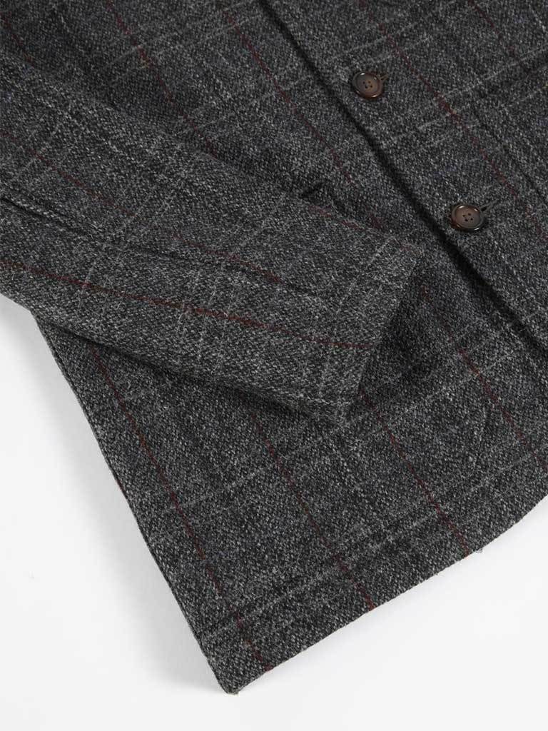 Universal Works Chore Tweed Jacket - Harris Tweed Grey | Garmentory