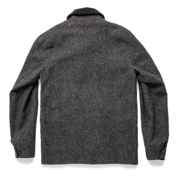 Taylor Stitch the Rover Birdseye Waxed Wool Jacket - Charcoal | Garmentory