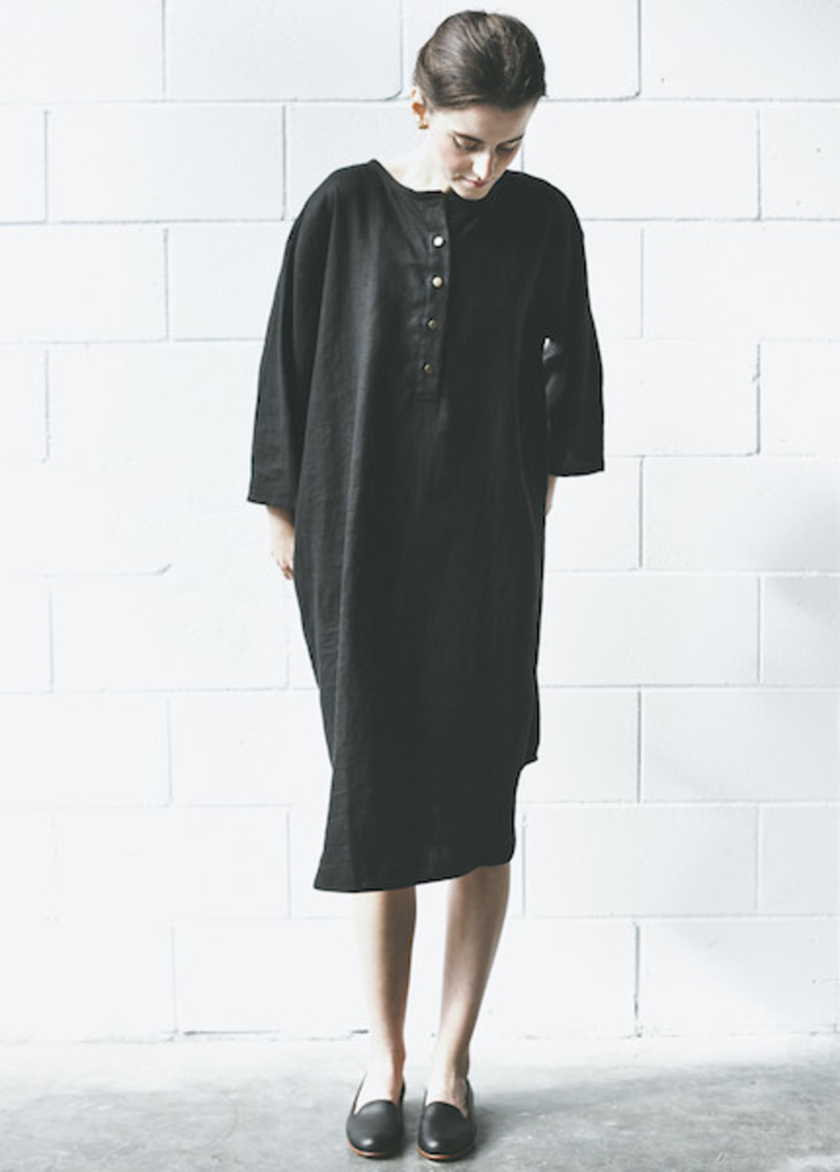 Sunja Link Linen Tunic | Black | Garmentory