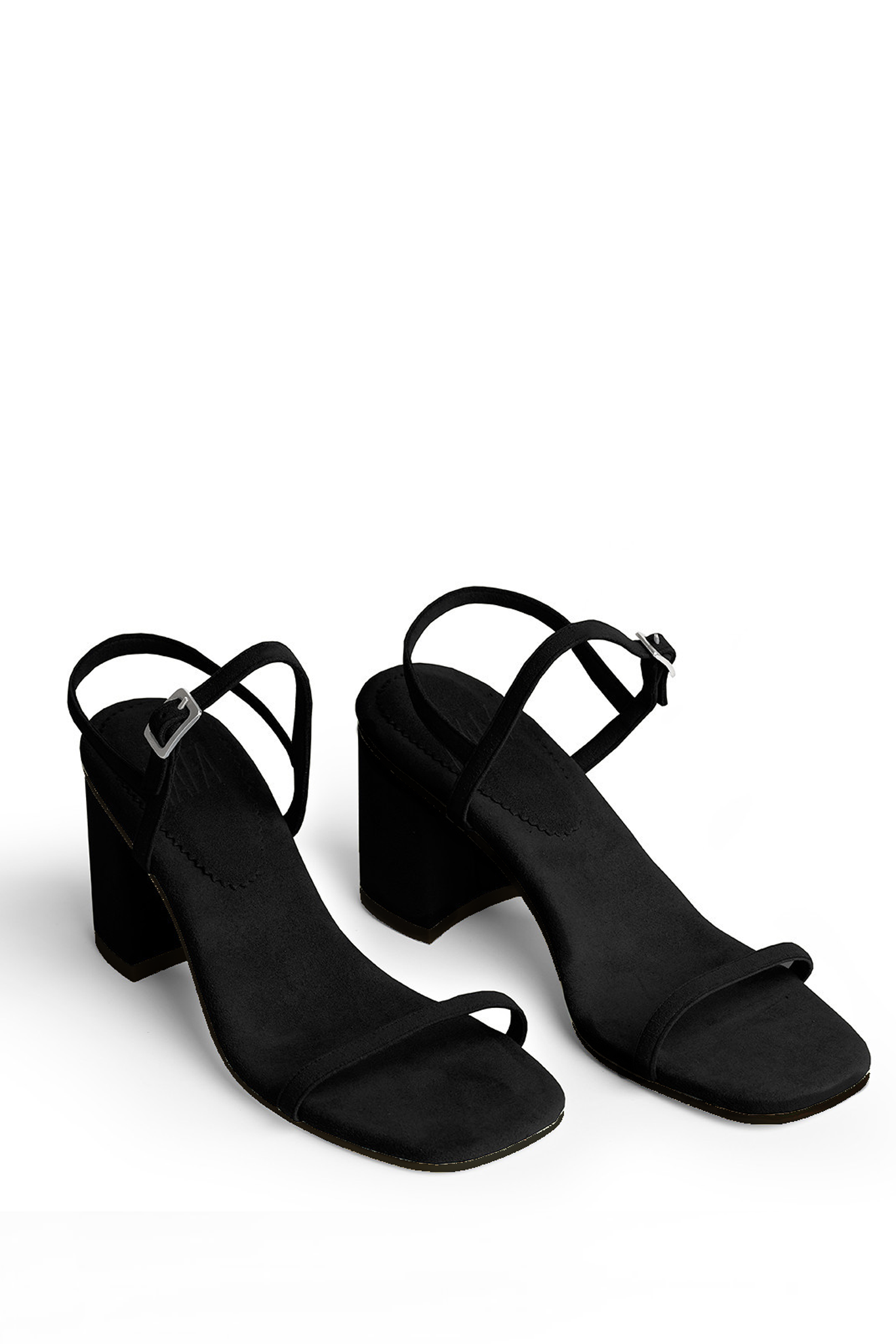 Rafa Black Simple Sandals | Garmentory