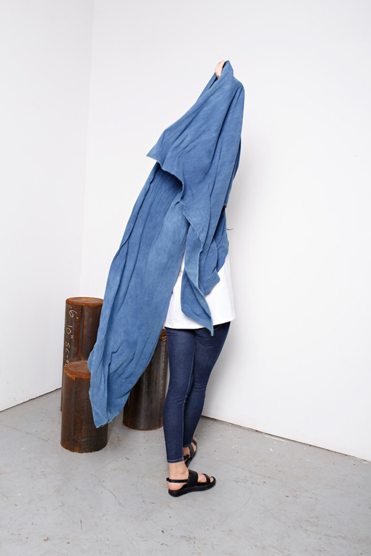 Miranda Bennett Indigo Raw Silk Textile | Garmentory