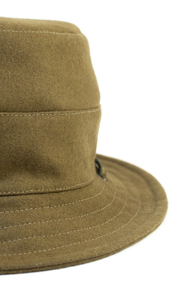 Tsuyumi Bucket Hat With String - Olive | Garmentory