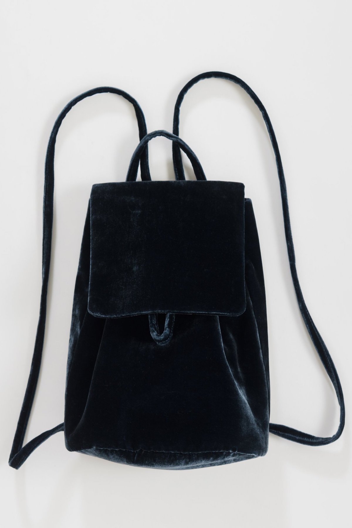 Baggu Mini Velvet Backpack - Indigo | Garmentory