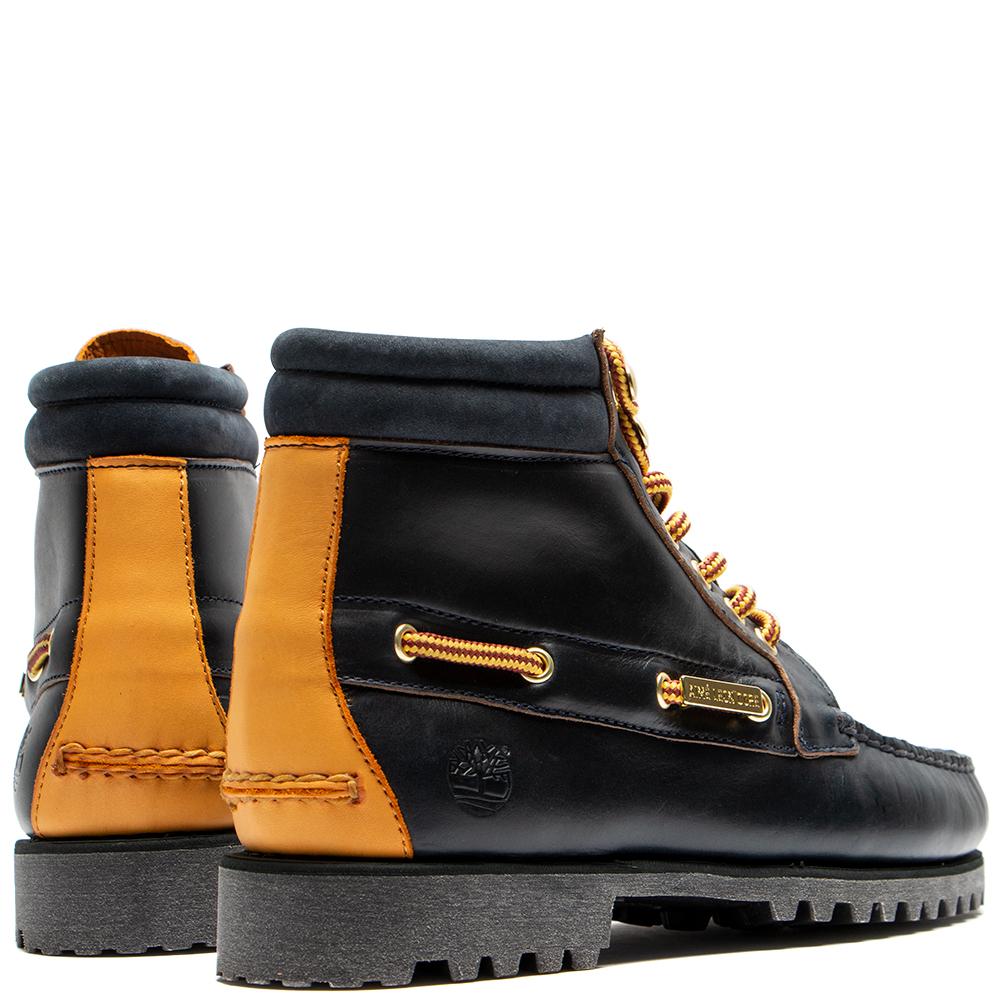 Aimé Leon Dore x Timberland 7 Eye Lug Sole Boot - Navy | Garmentory