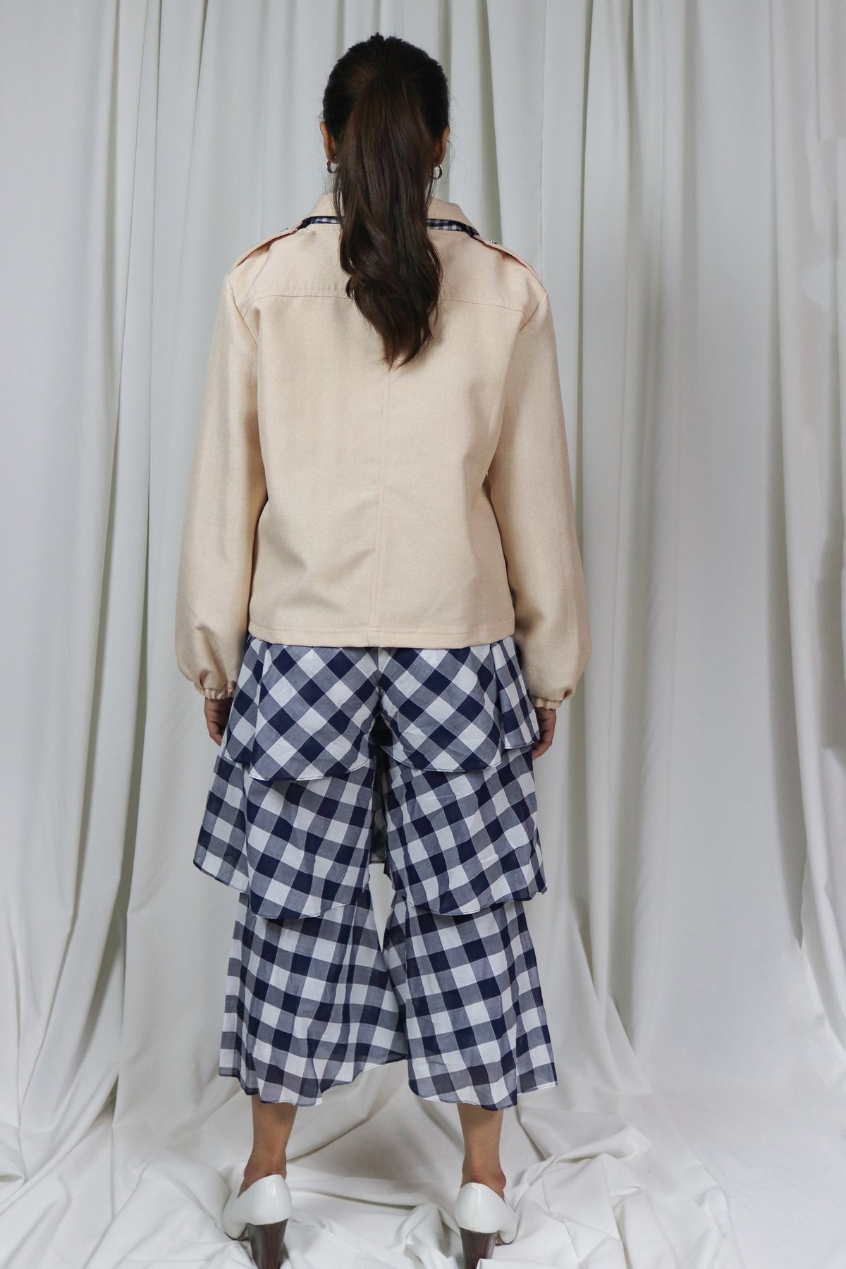 House of Sunny Utility Worker Jacket - Beige | Garmentory