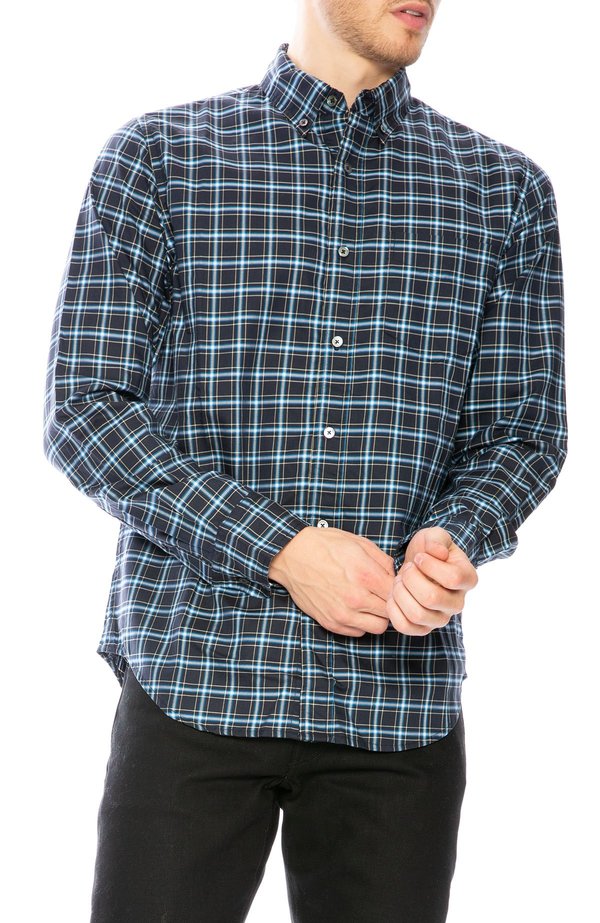 RELWEN Lightweight Cotton Shirt - Plaid | Garmentory