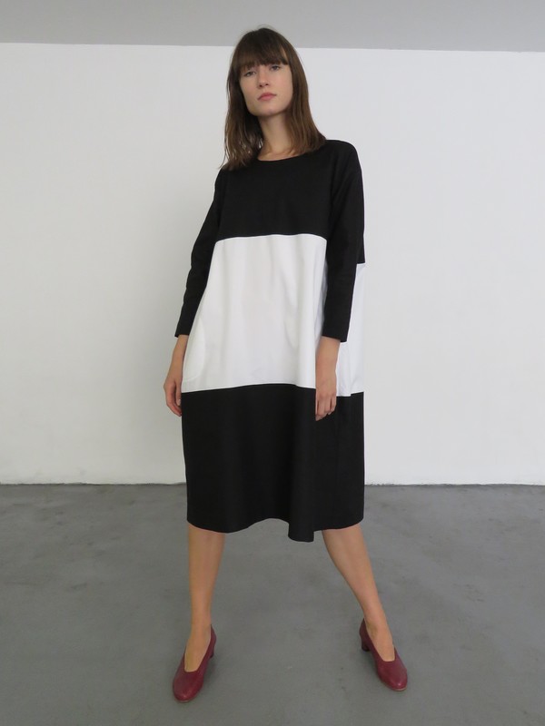 Nancy Stella Soto PTTD Dress - Black/White | Garmentory