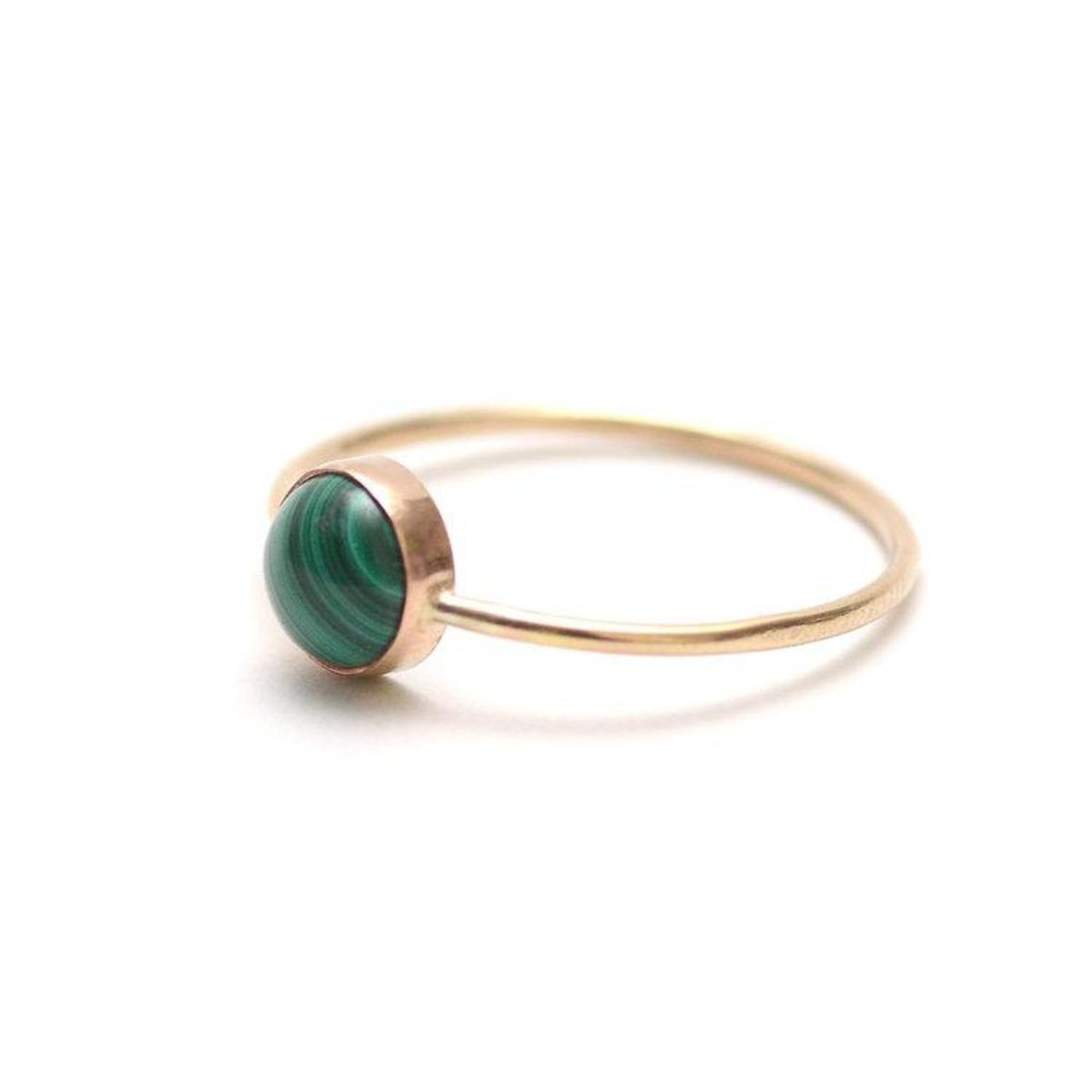 Favor Gumdrop Ring - Malachite | Garmentory
