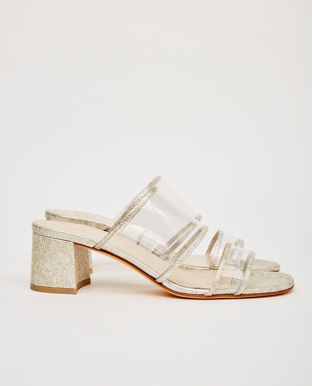 Maryam Nassir Zadeh TWO STRAP MULE HEEL - BEIGE | Garmentory