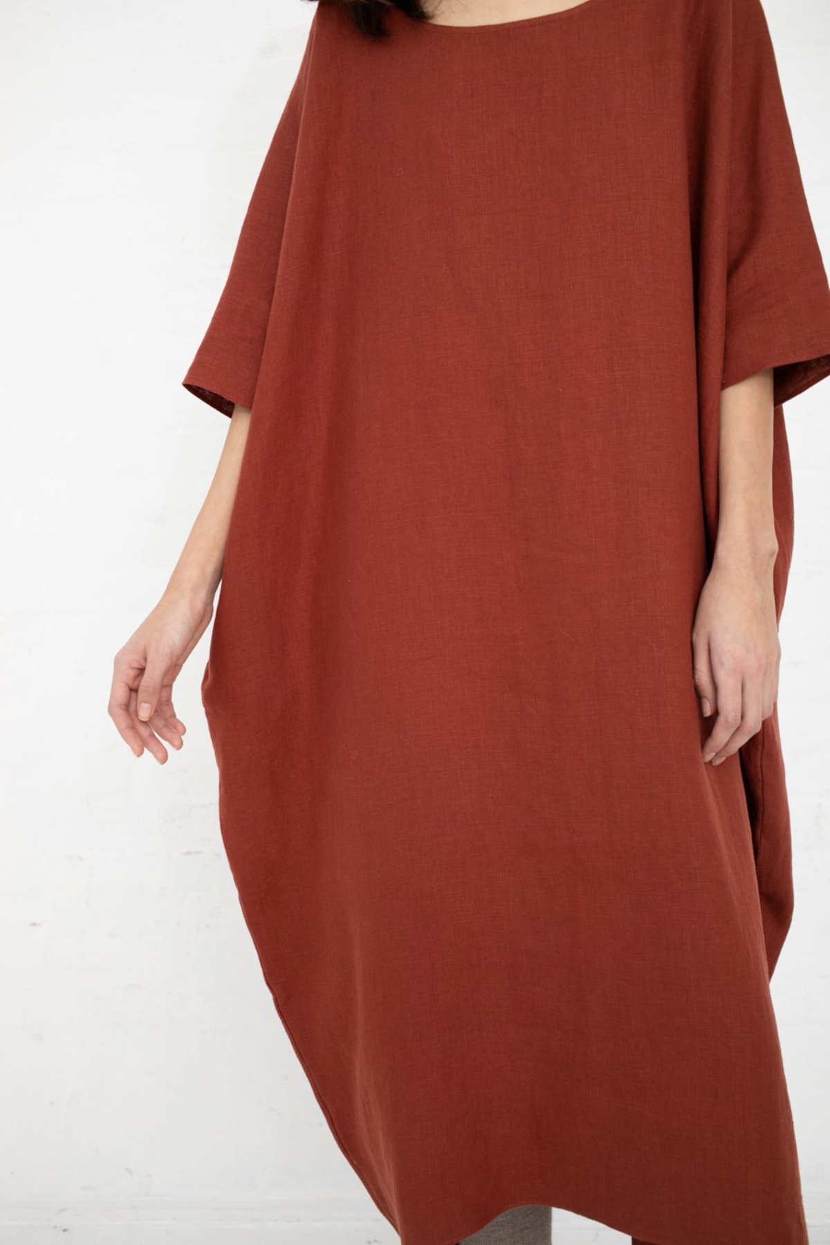 Rachel Craven Long Cocoon Dress - Rust | Garmentory