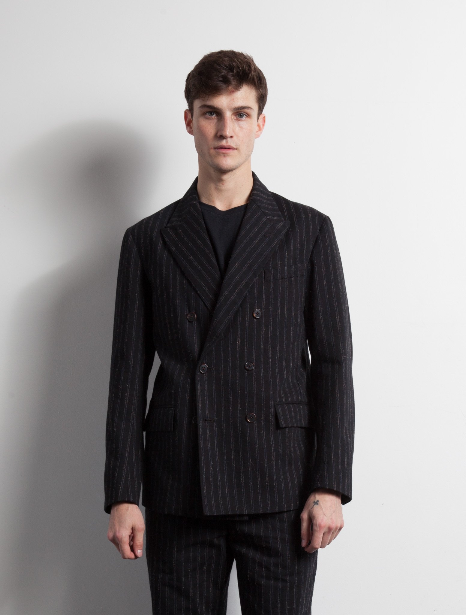 Kapatid NYC DB Jacket - Chalk Stripes | Garmentory