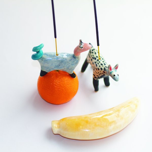 Rush Home Ceramics Incense Animal | Garmentory