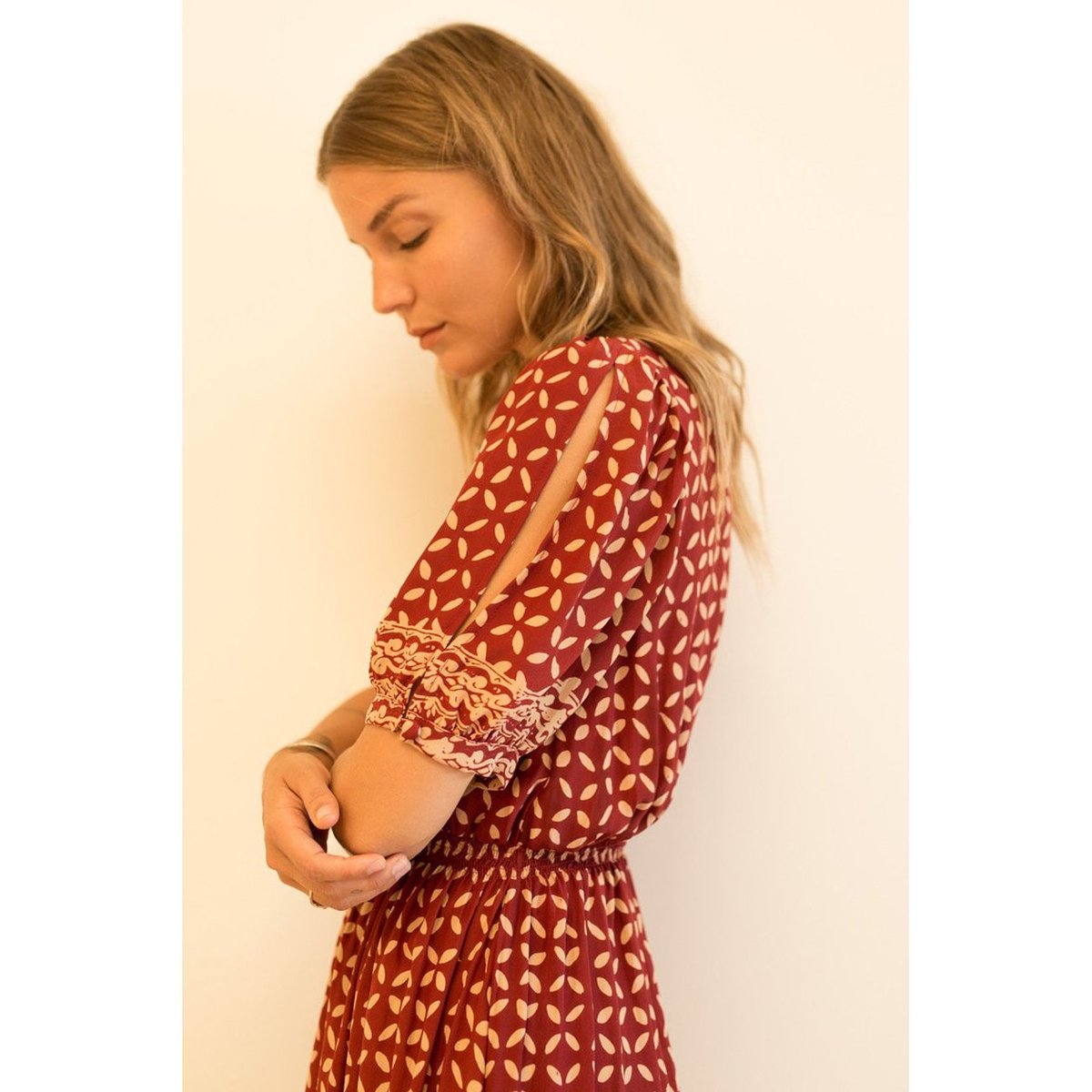 Natalie Martin Collection Laurie Dress - Sand Dollar Rust | Garmentory