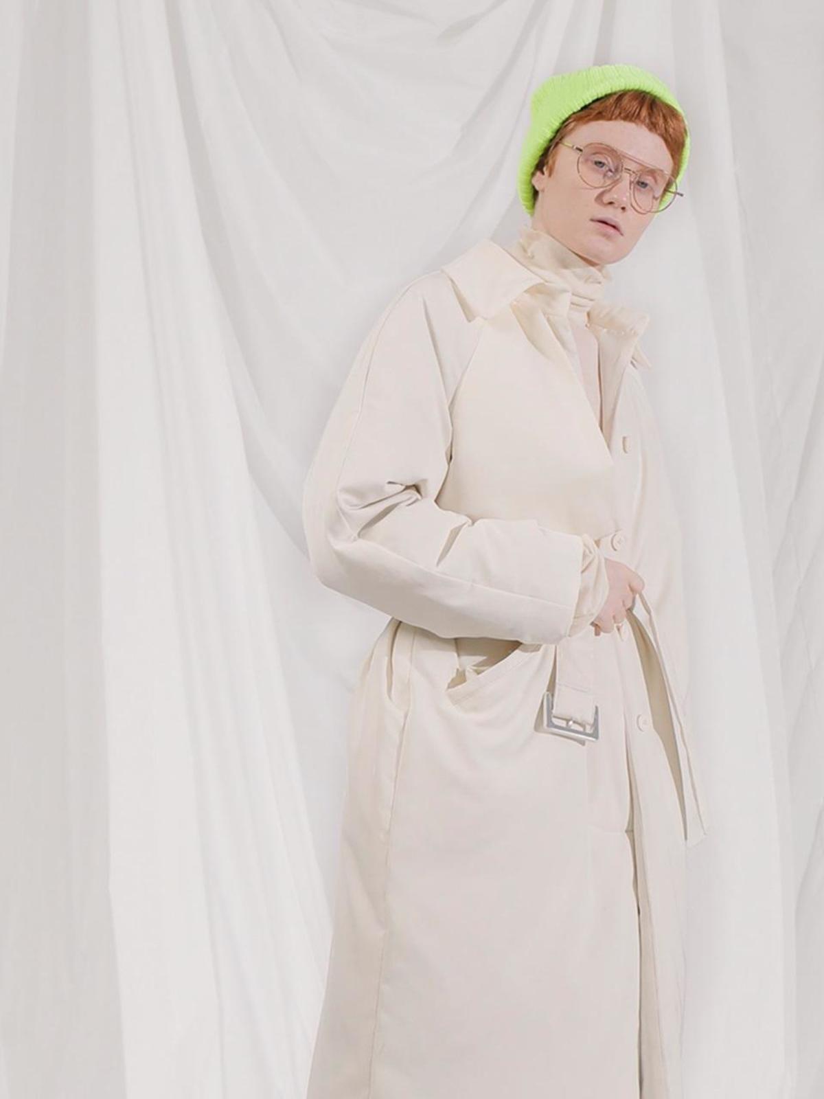 101MOON Padding Coat - Beige | Garmentory