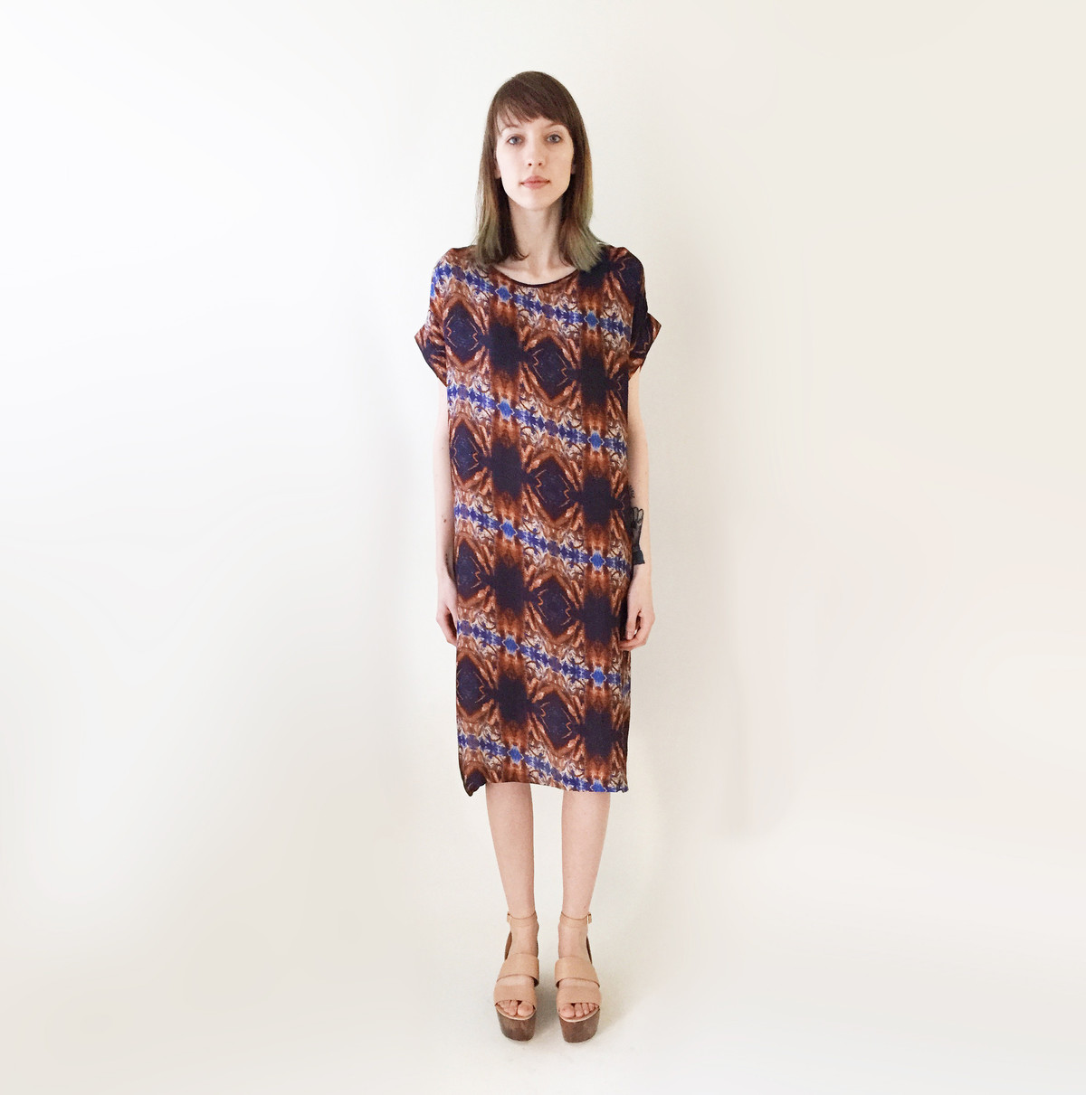 H Fredriksson Long Box Dress | Garmentory