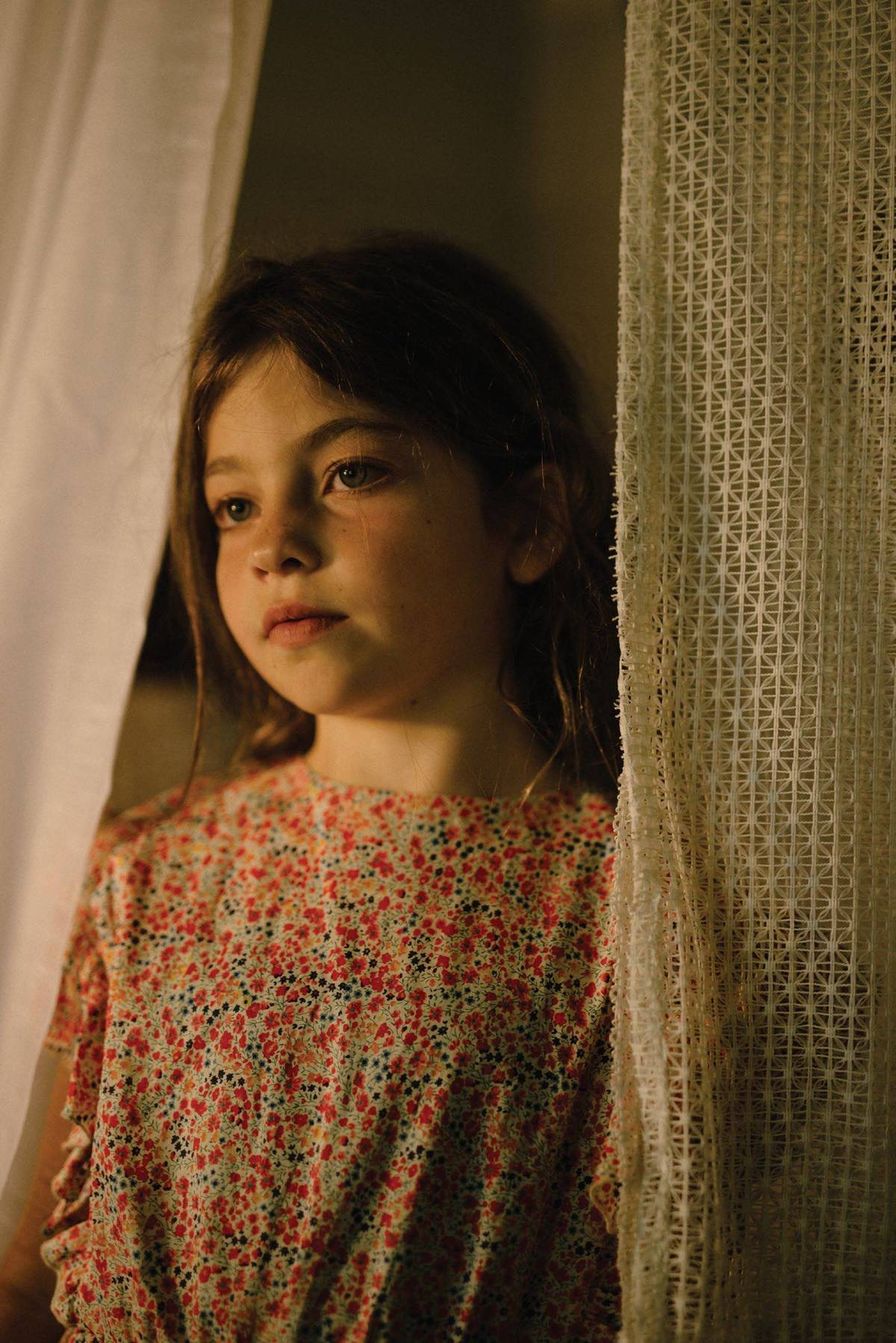 KIDS Repose AMS Misty Ruffle Dress - Liberty Flower | Garmentory