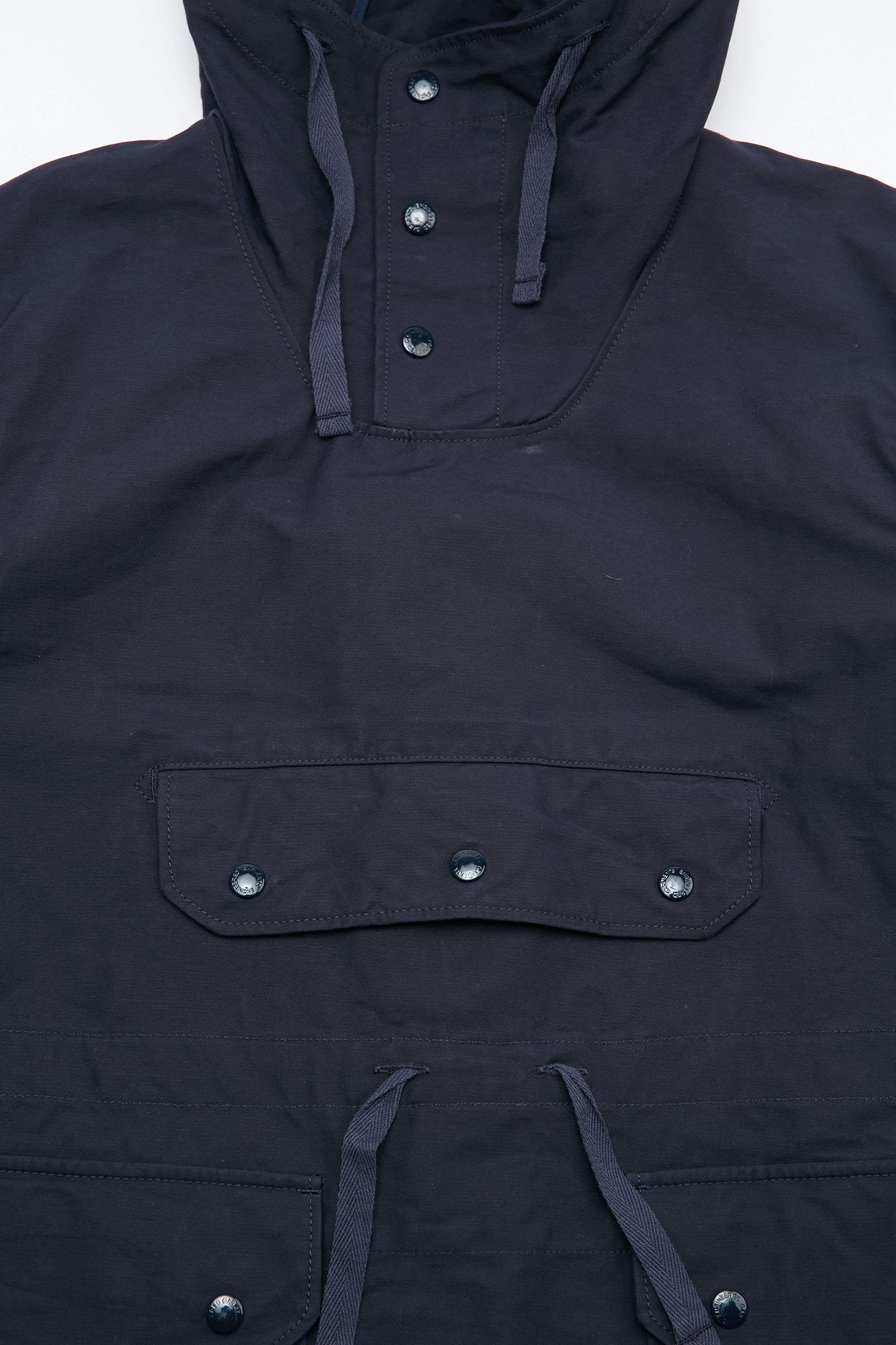Engineered Garments Cotton Double Cloth Over Parka - Dark Navy | Garmentory