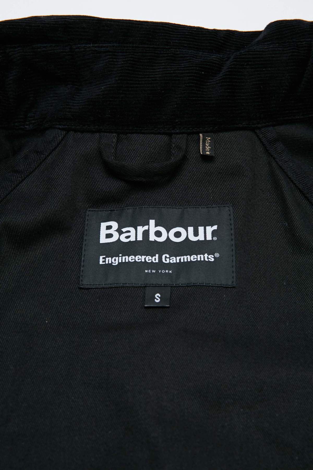 Engineered Garments x Barbour Graham Waxed Jacket - Black | Garmentory