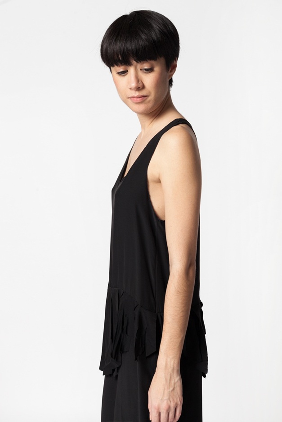 Correll Correll Bias Dress - black | Garmentory