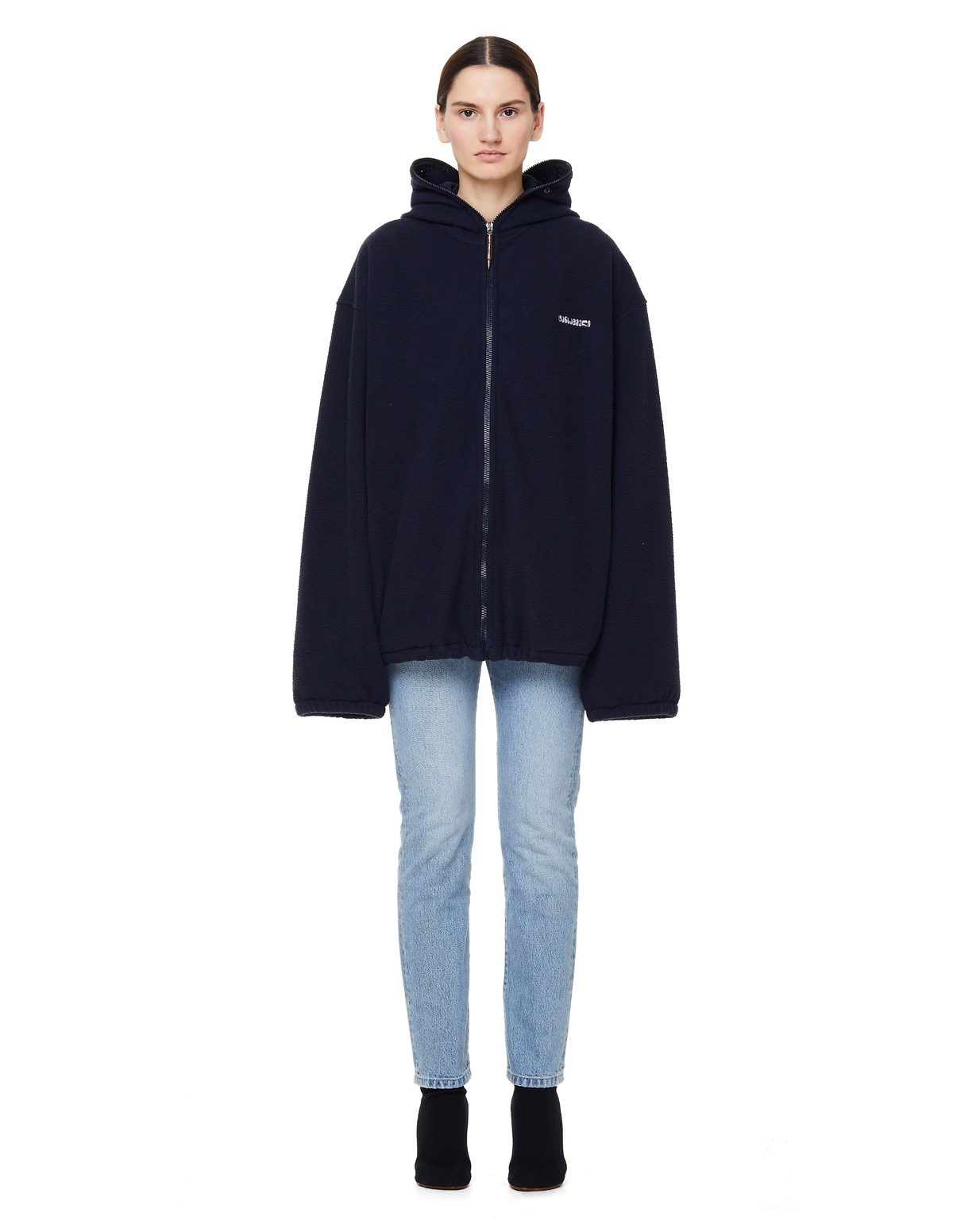 Vetements Fleece Mask Hoodie | Garmentory