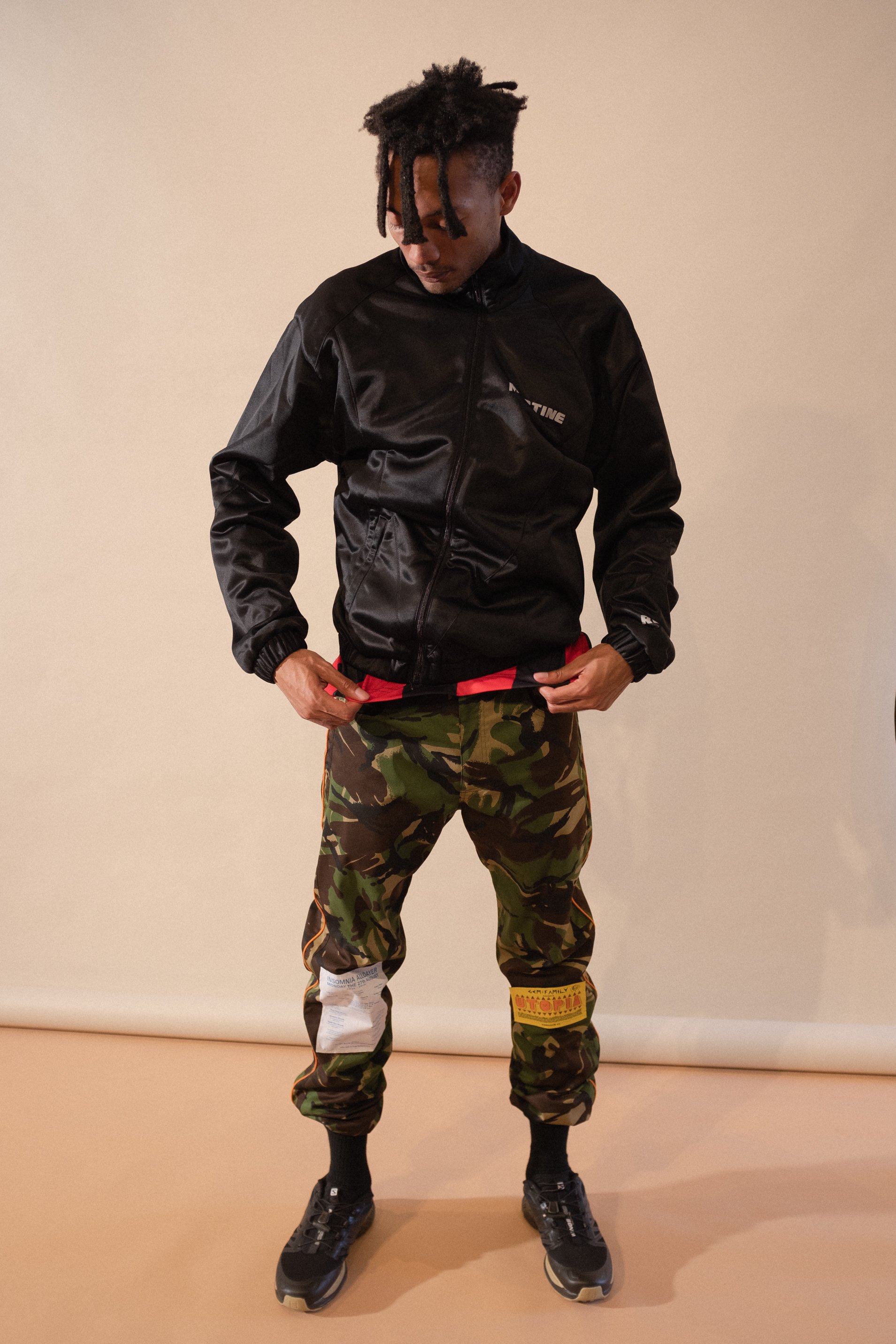 Martine Rose Twisted Zipper Track Jacket | Garmentory