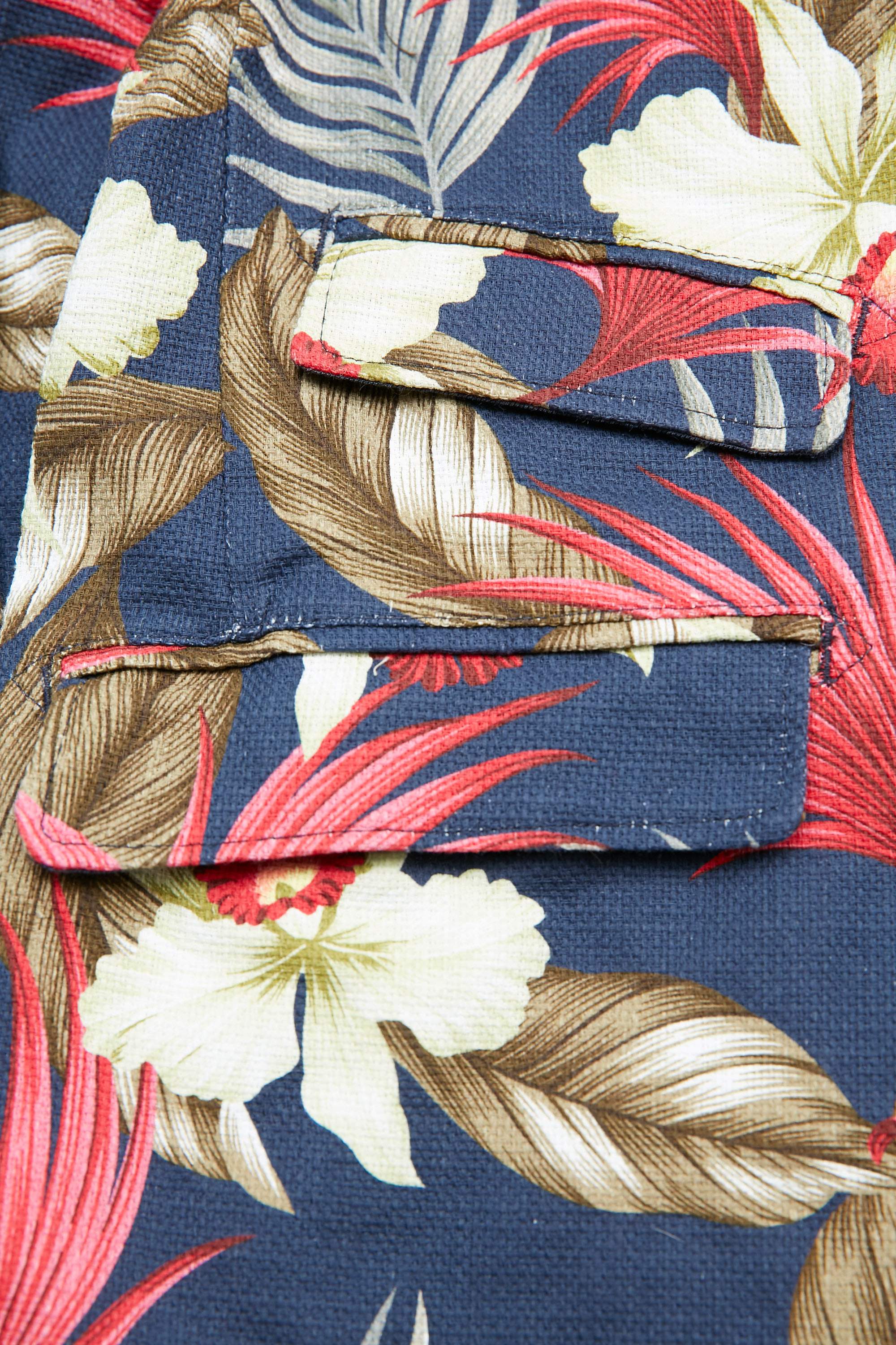 Engineered Garments Andover Java Cloth Jacket - Navy/Hawaiian Floral ...