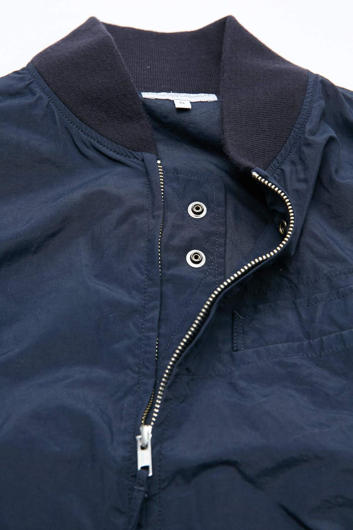 Engineered Garments Aviator Acrylic Coated Nylon Taffeta Jacket - Navy ...