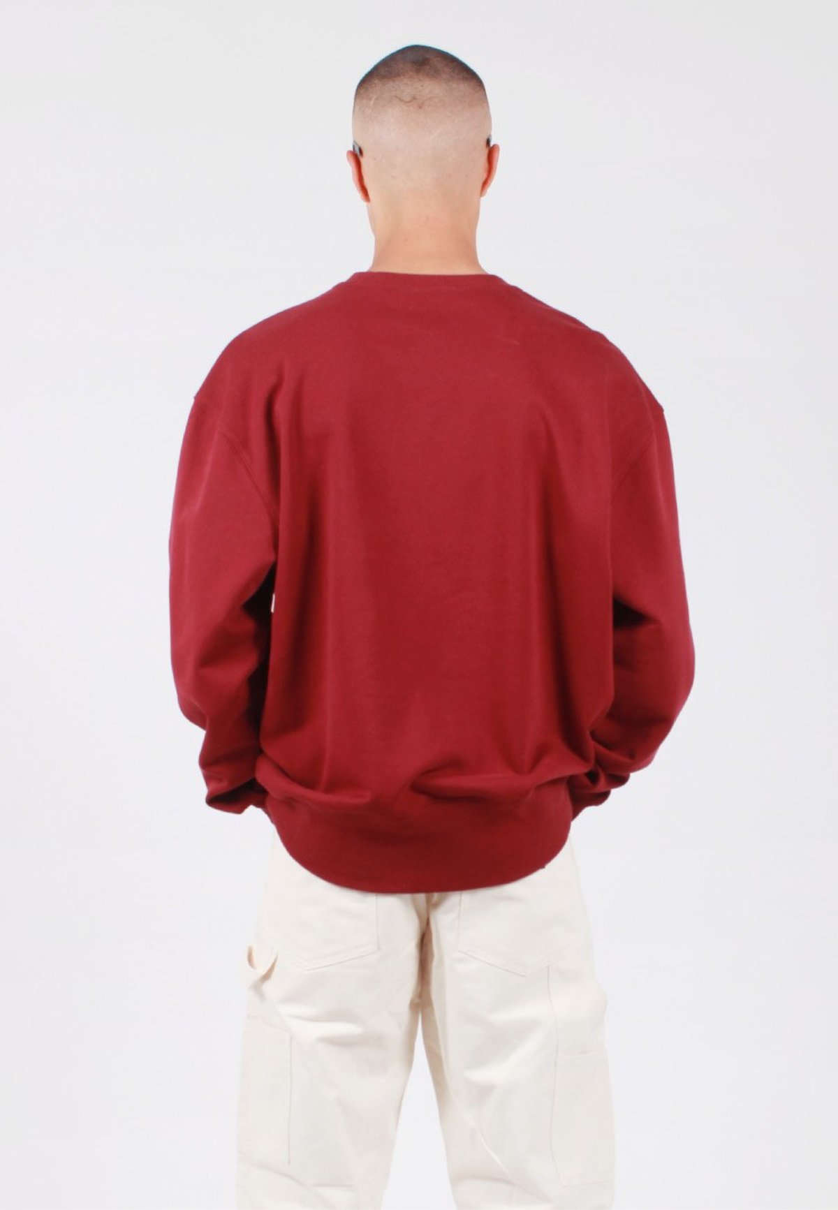 Perks and Mini Break Away Crew Neck Sweater - Burgundy | Garmentory