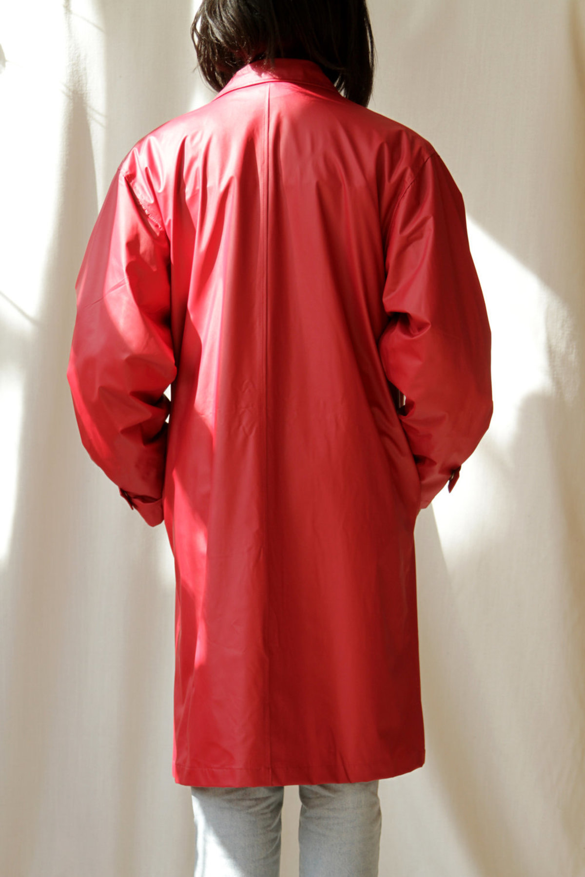 Vintage Misty Harbor Rain Coat - Cherry Red | Garmentory