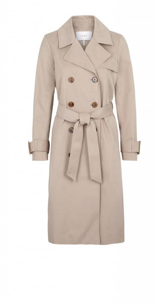 Just Female Rhye Trench Coat - Beige | Garmentory