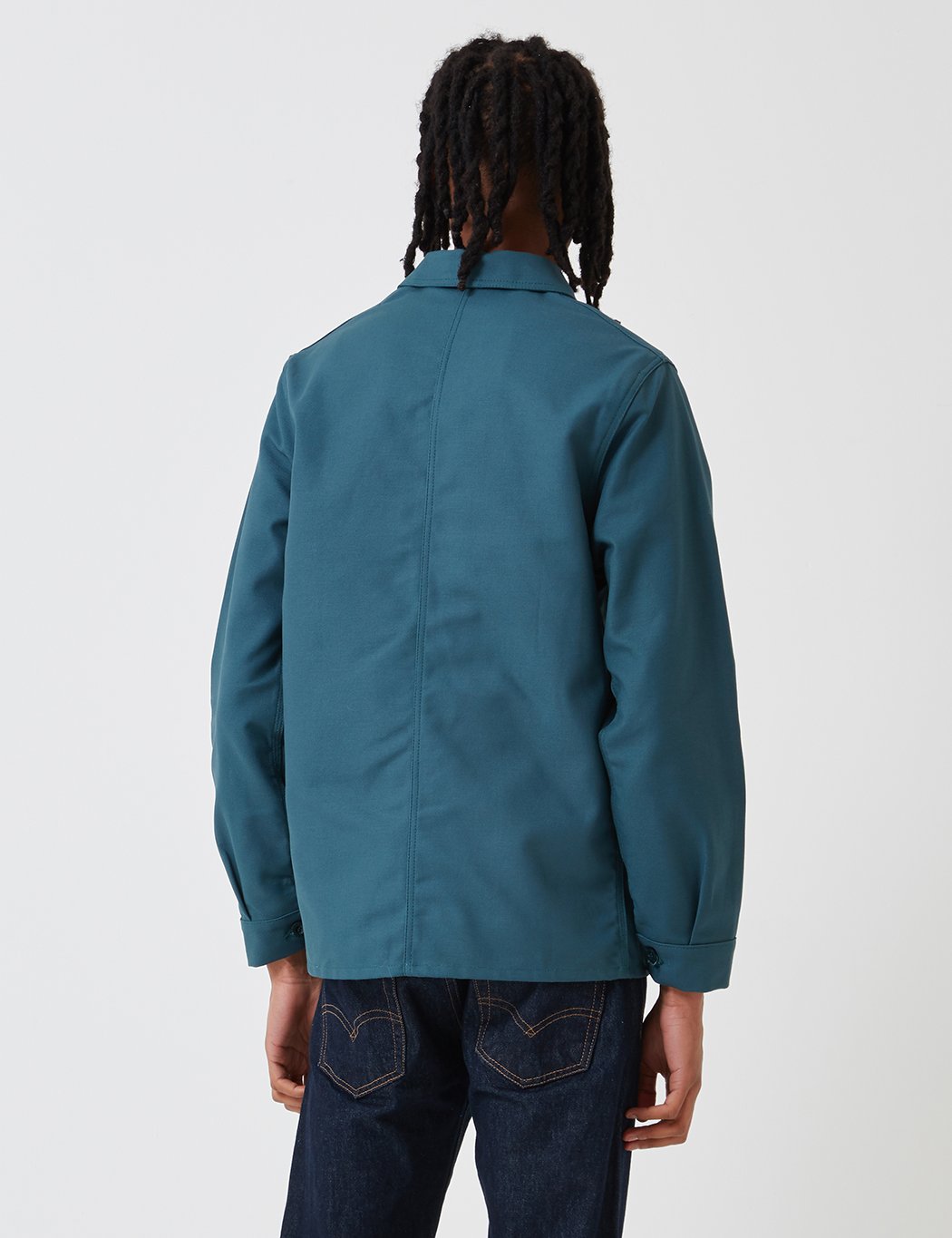 Le Laboureur Cotton Drill Work Jacket - Teal Green | Garmentory