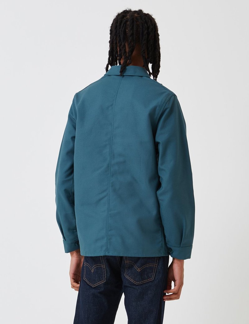 Le Laboureur Cotton Drill Work Jacket - Teal Green | Garmentory