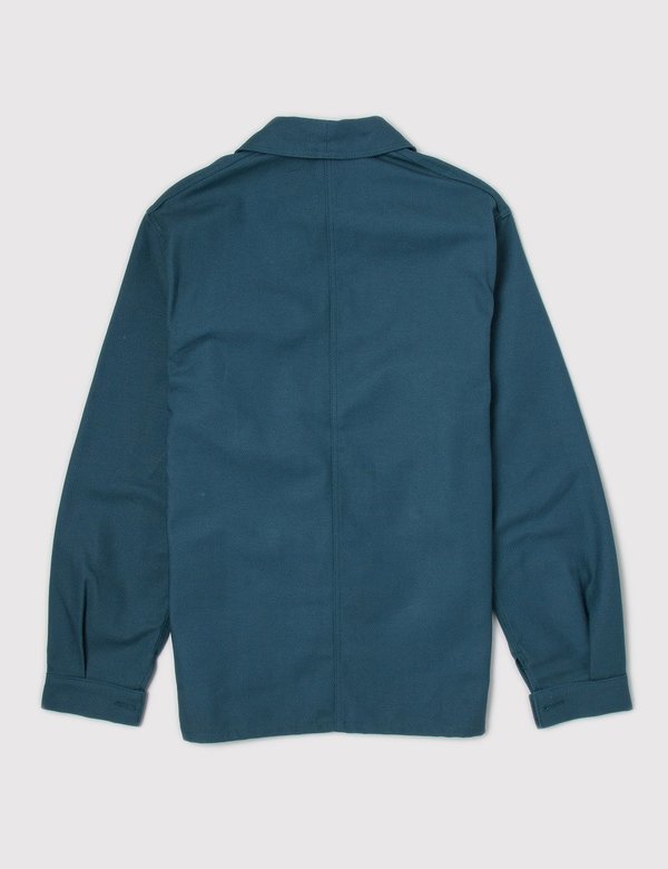 Le Laboureur Cotton Drill Work Jacket - Teal Green | Garmentory