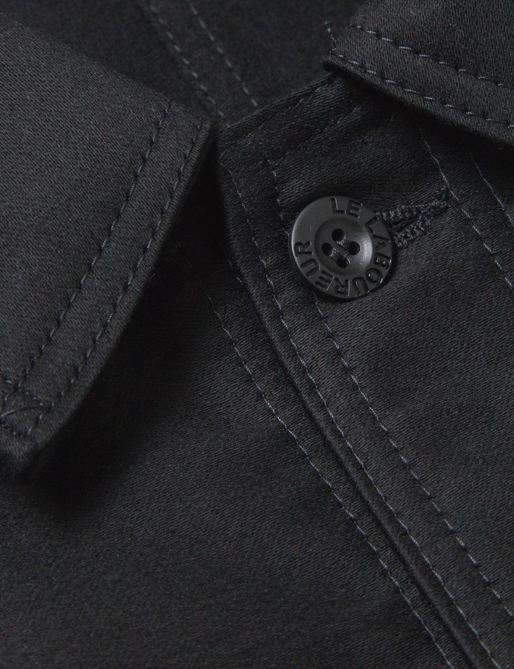 Le Laboureur Moleskin Work Jacket - Black | Garmentory