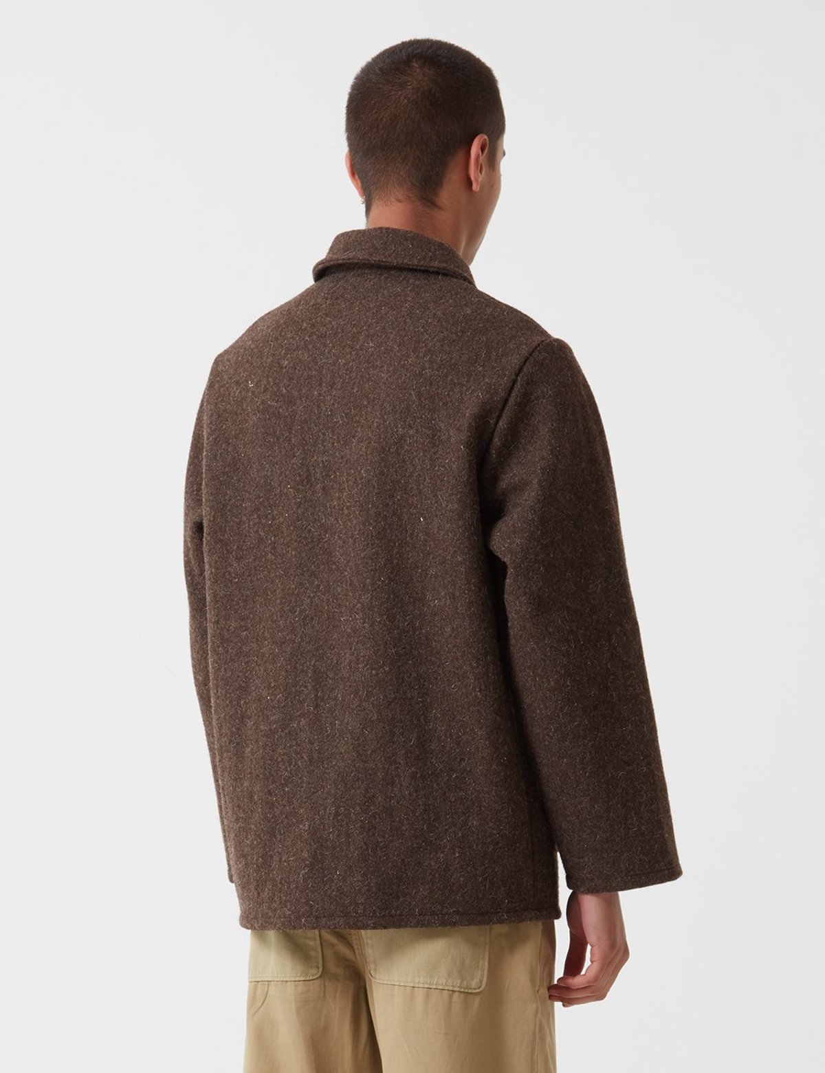 Le Laboureur Wool Work Jacket - Brown | Garmentory