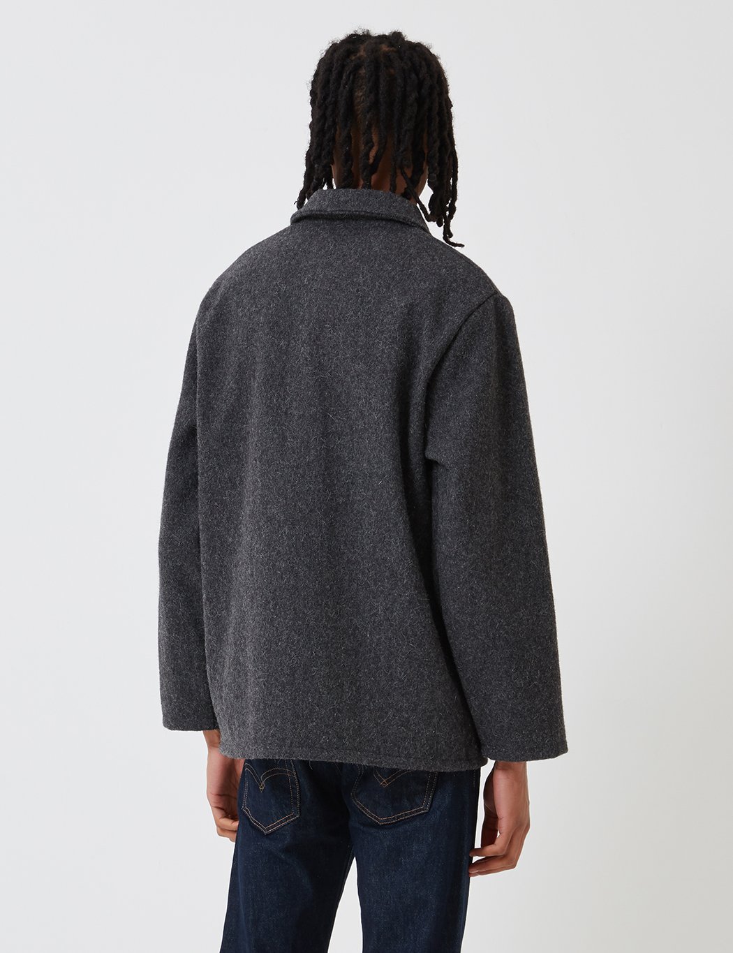 Le Laboureur Wool Work Jacket - Grey | Garmentory