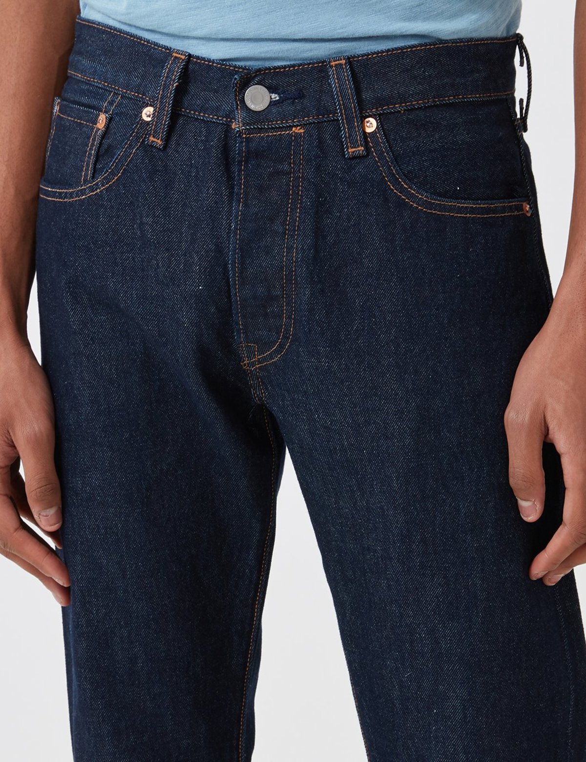 Levis Made And Crafted 501 Original Fit Jeans Lmc Rinse Garmentory